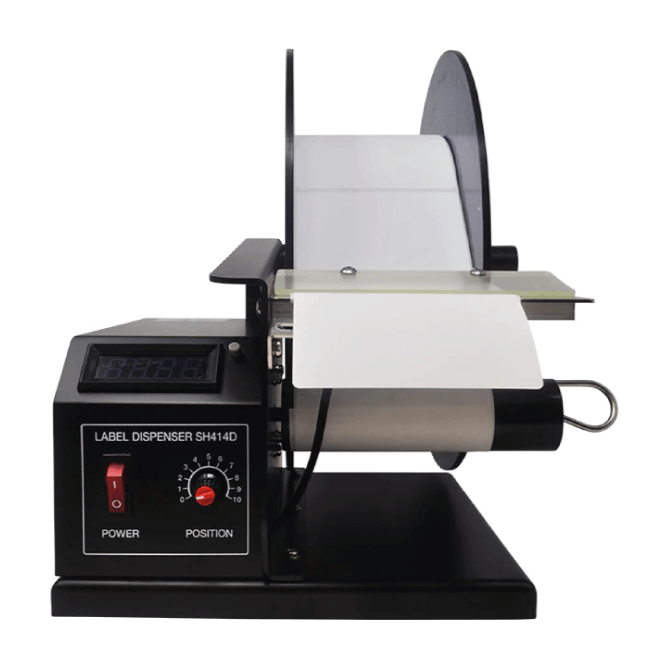 SH-414D Electric Label Dispenser with Label Counter — Teneo UK